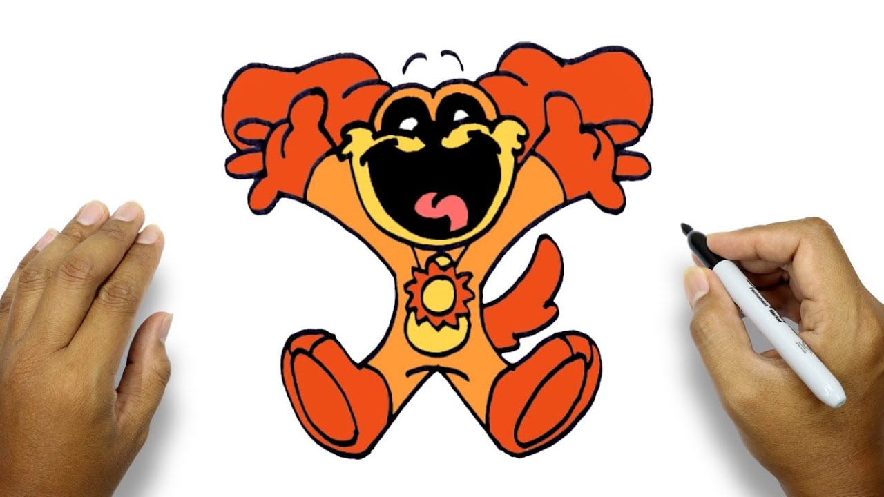 How To Draw Dog Day From Poppy Playtime | Smiling Critters Drawing ...