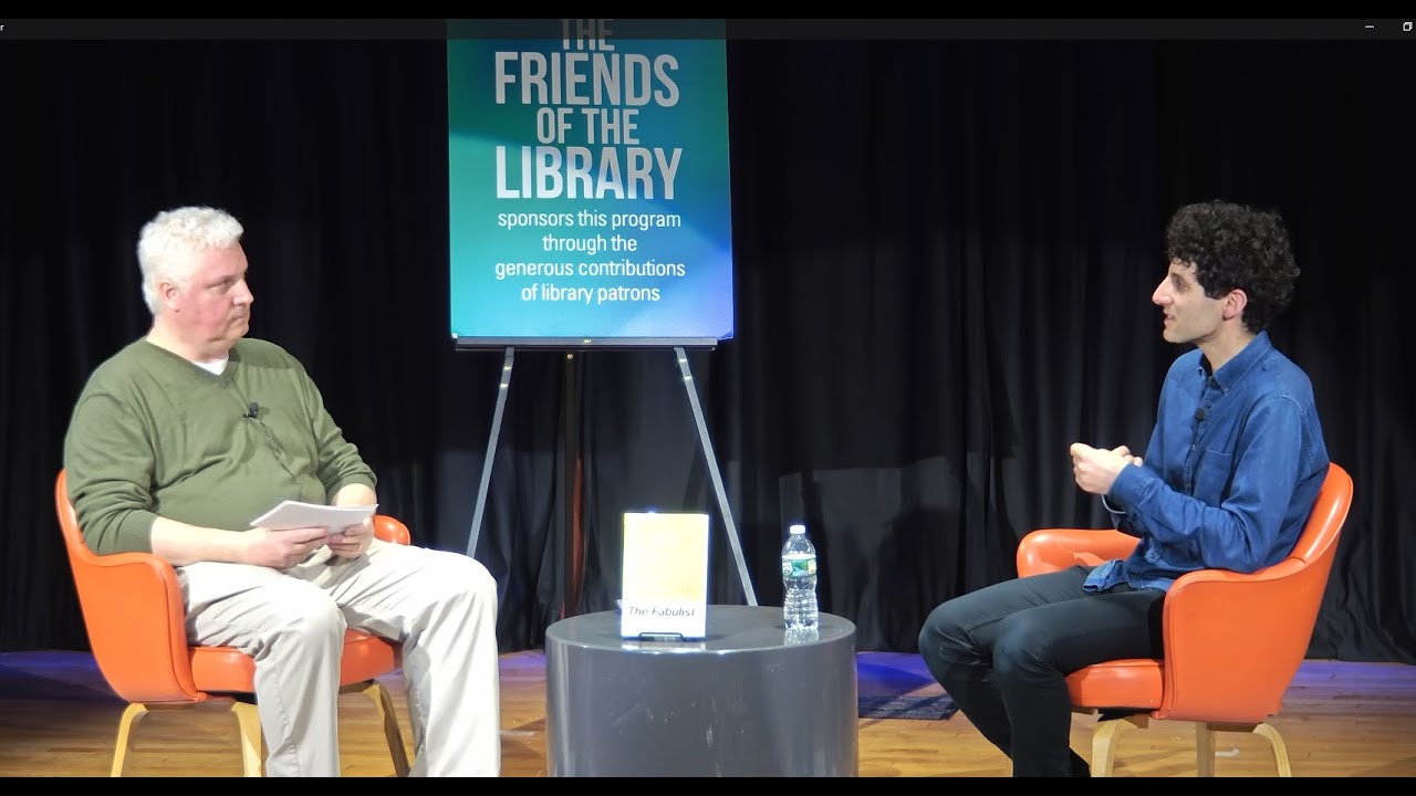 Meet Author Mark Chiusano - Author of "The Fabulist" - YouTube