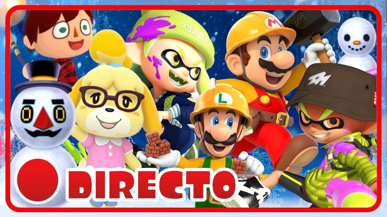 🔴 DIRECTO ACNL WELCOME AMIIBO, SPLATOON 2 y SUPER MARIO MAKER 2 ONLINE ...