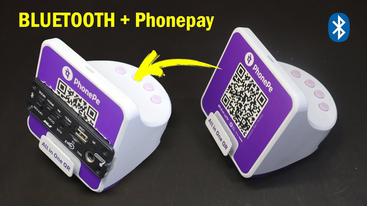 How to Make Phonepay Speaker to Bluetooth Speaker Box in Hindi - YouTube