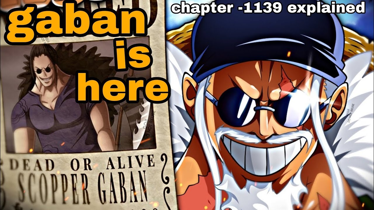 GABAN IS HEREEEE ! LUFFY VS GABAN????? ..ONE PIECE CHAPTER -1139 ...