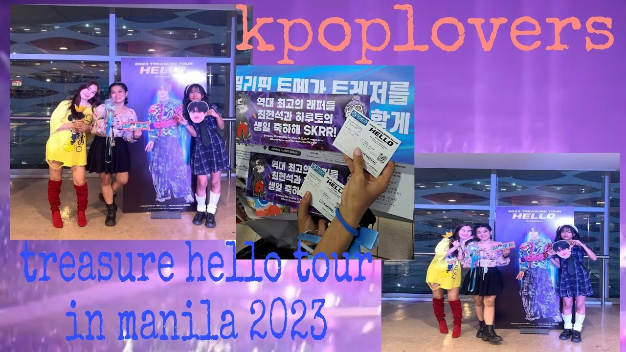 my daughter's 1st kpop concert experience (treasure hello tour in ...