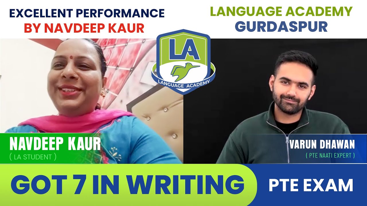 Navdeep scored 6 Each with 7 in Writing in PTE | Know her Strategies ...