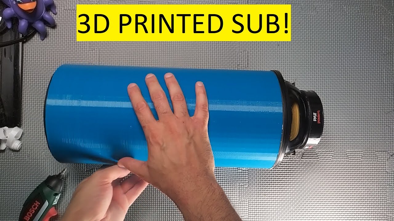 3D Printed Subwoofer! (With Passive Radiator) - YouTube