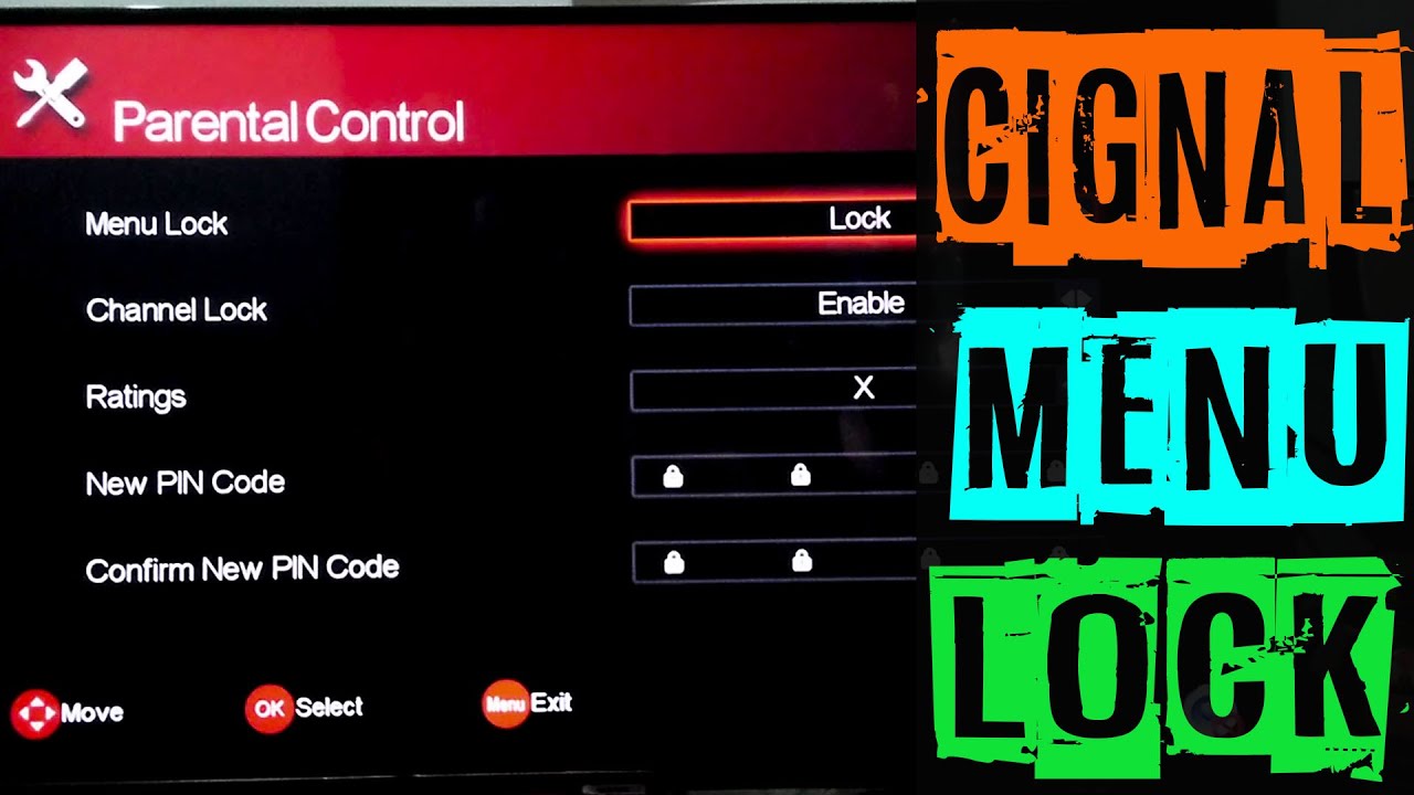 How to Change Cignal Box MENU LOCK Configuration | Locked All Settings ...