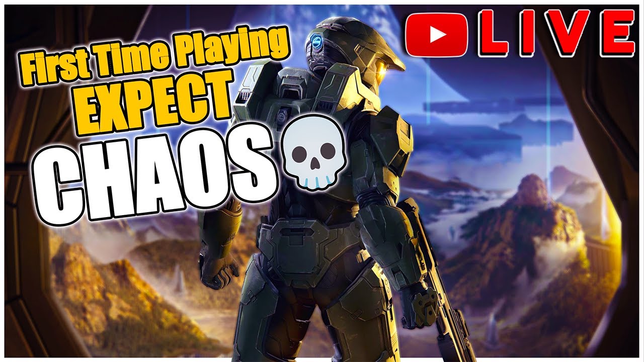LIVE: First Time Playing Halo Infinite – Expect Absolute Chaos! - YouTube