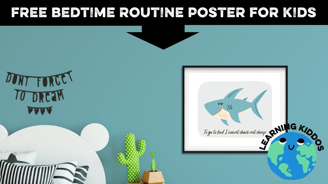 Free affirmations for kids bedtime poster - YouTube