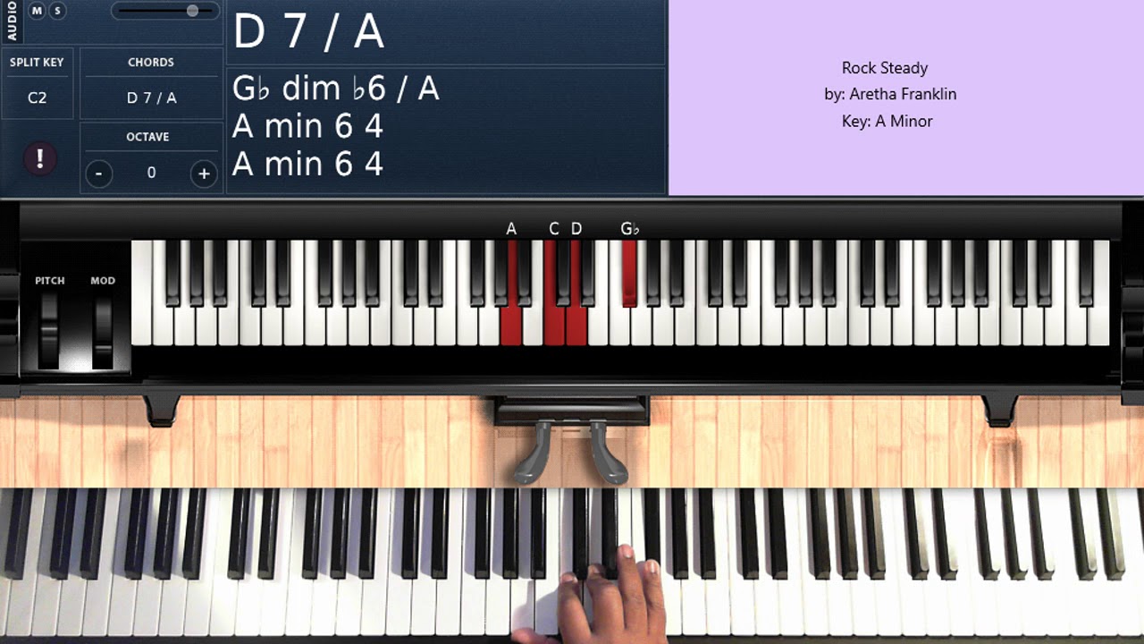 Rock Steady (by Aretha Franklin) - Piano Tutorial - YouTube