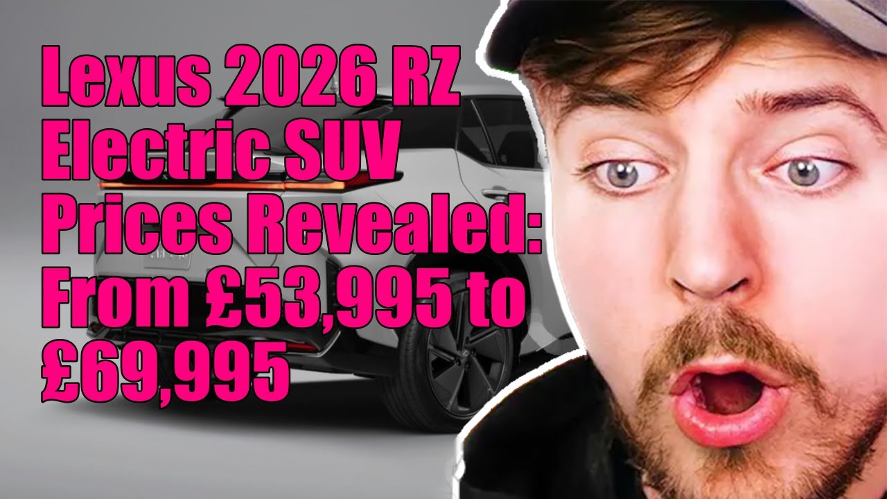 Lexus 2026 RZ Electric SUV Prices Revealed: From £53,995 to £69,995 ...