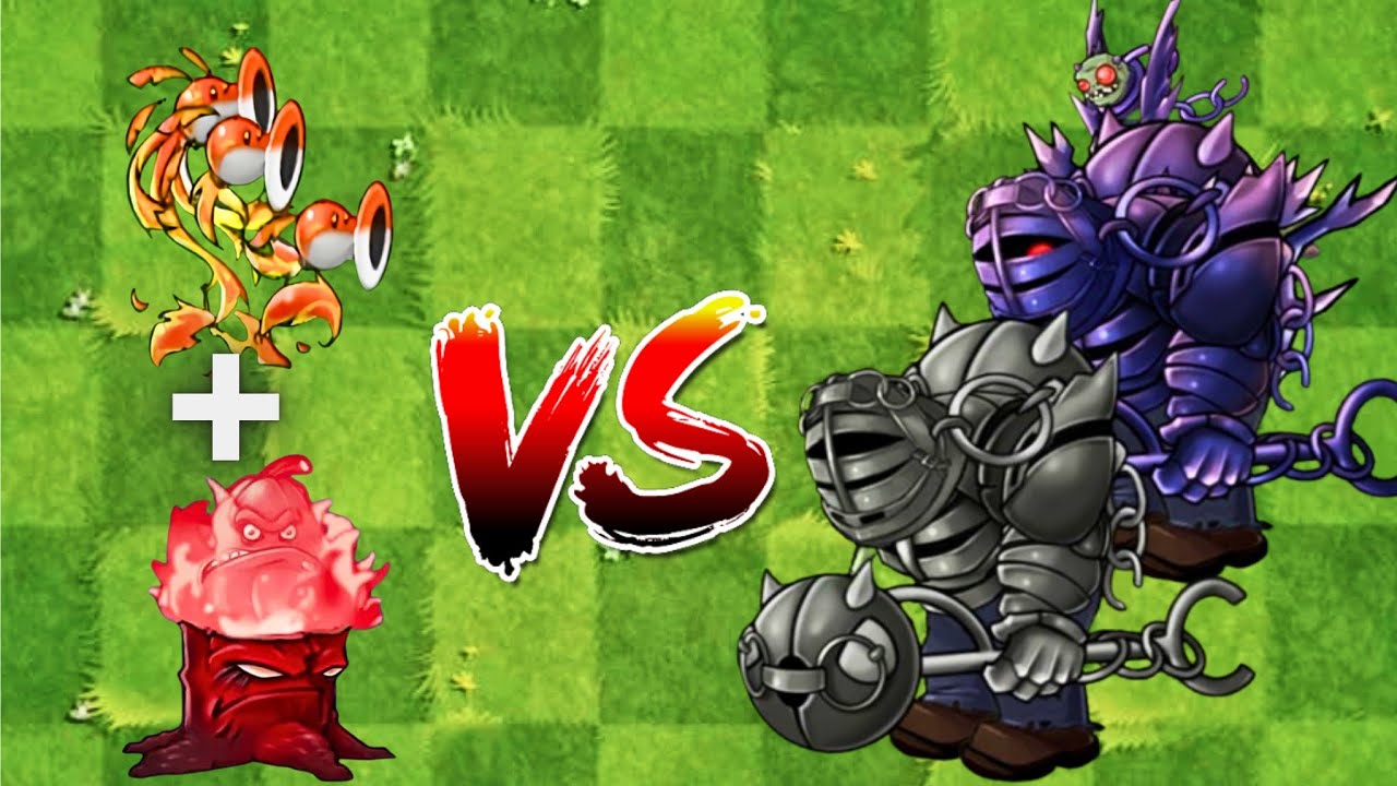 Pvz Fusion Phoenix Threepeater+TorchSquash Vs Abyssal+Armored ...