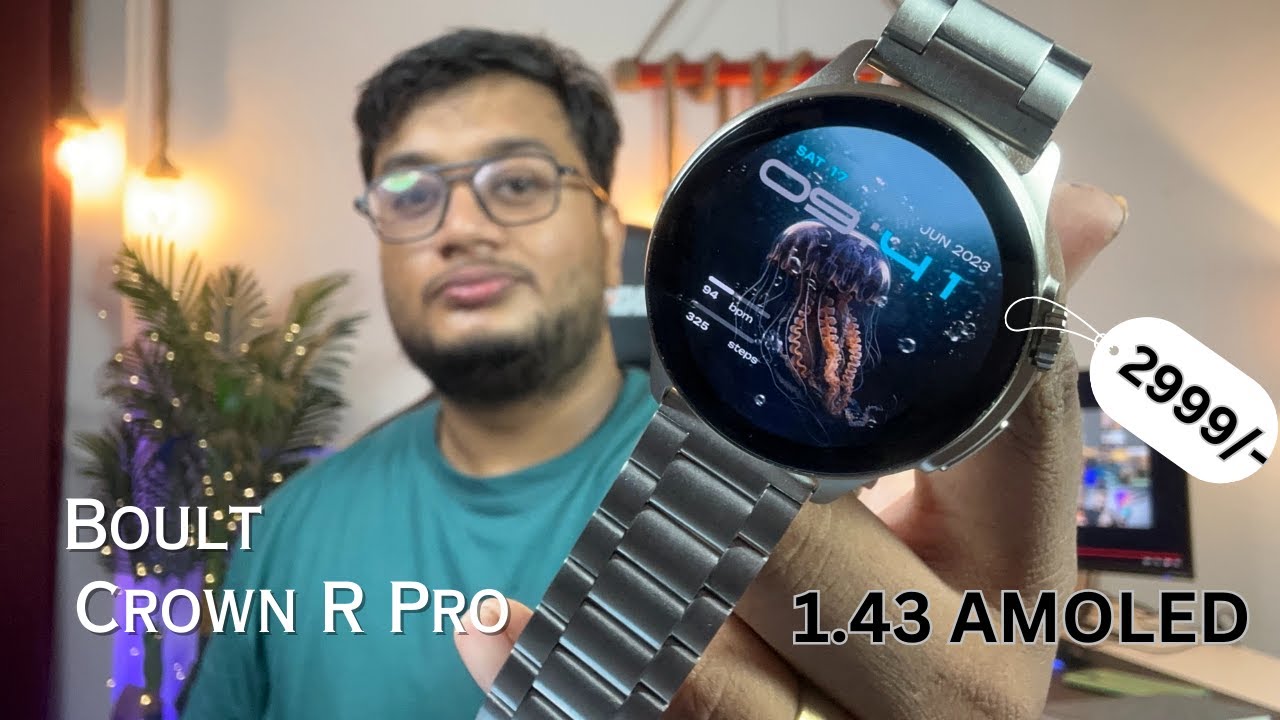 Boult crown r pro 1.43 AMOLED smartwatch unboxing || Best with Formal ...
