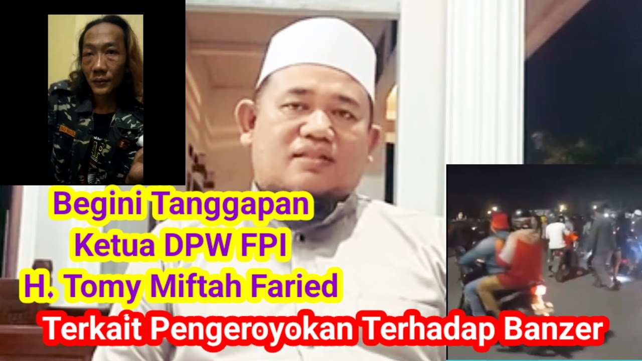 Tanggapan Ketua FPI Terkait Insiden Pengeroyokan Oleh FP1 - YouTube