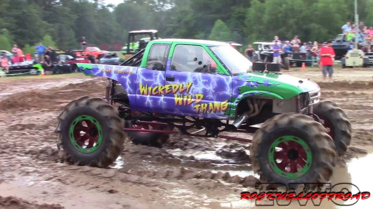 CHEVY TRUCKS ON TRACTOR TIRES AT GTMR!!! - YouTube