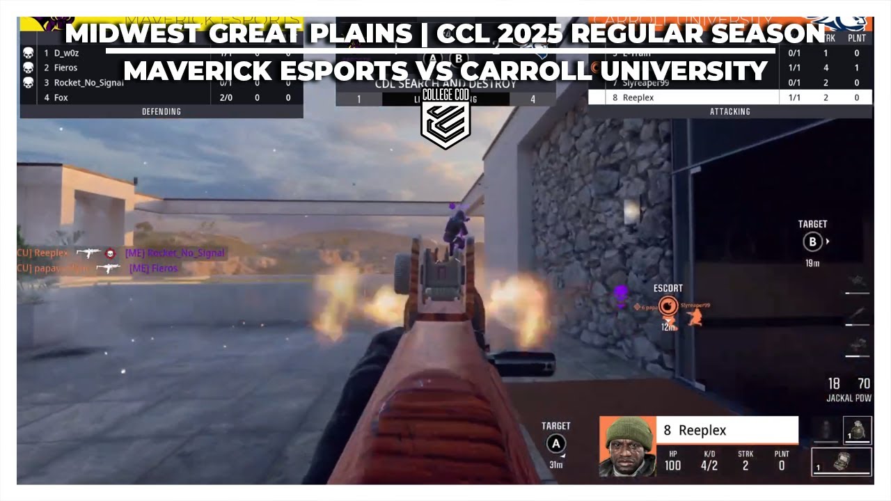 Maverick Esports VS Carroll University | Midwest Great Plains: CCL 2025 ...