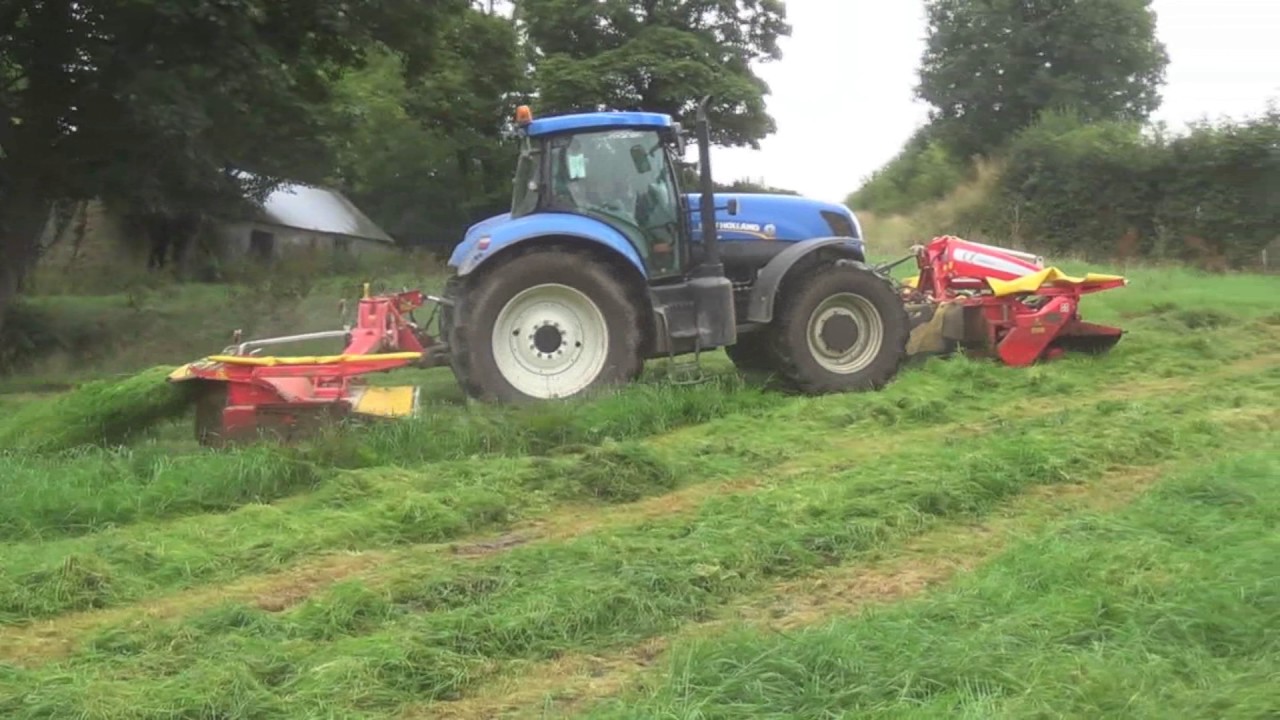 Mowing Grass In Laragh Co.Cavan 2016 - YouTube
