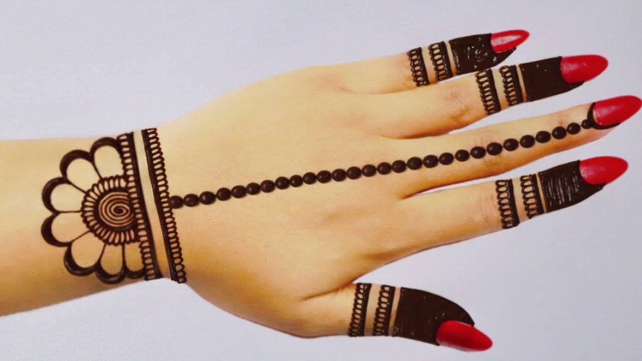 Easy Gol tikki mehndi designs | Stylish mehandi design| Mehndi for ...