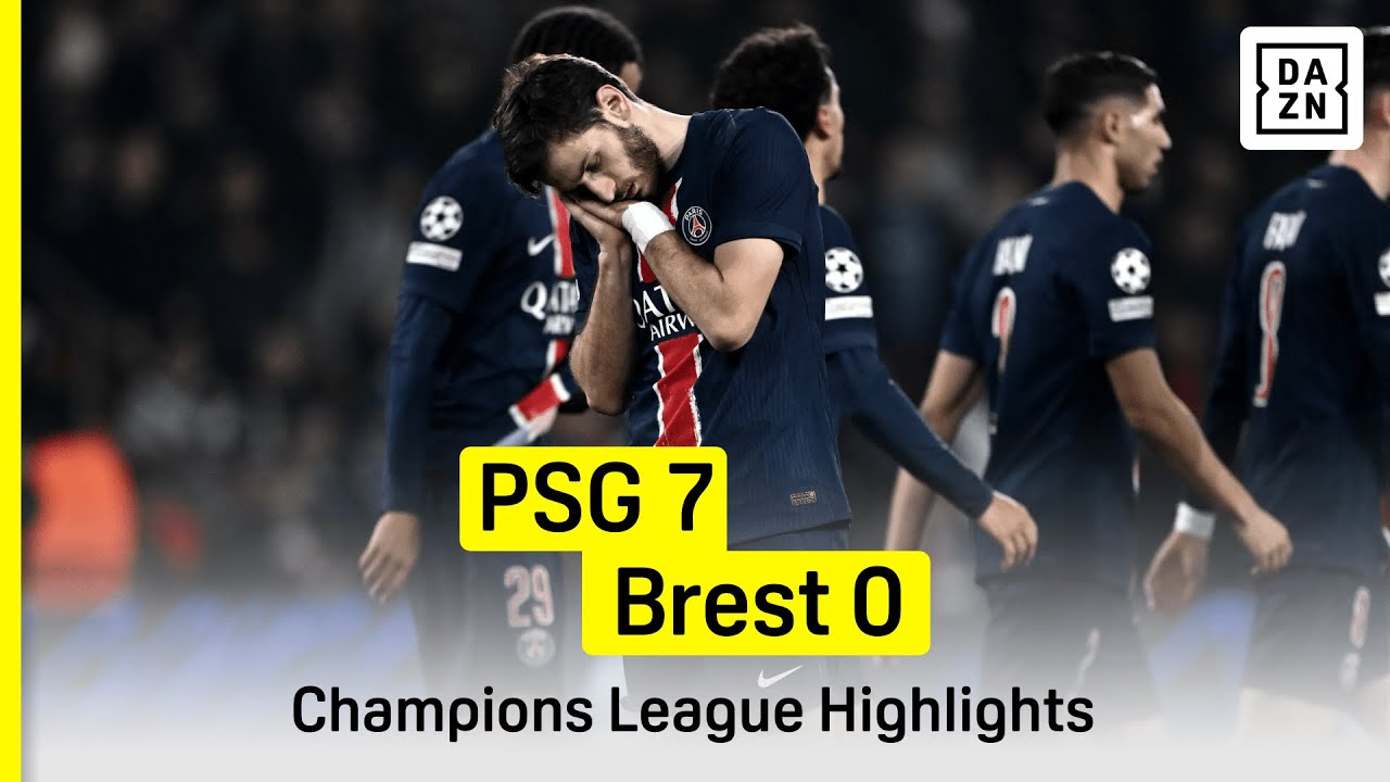 HIGHLIGHTS | PSG vs. Brest (Champions League 2024-25) - YouTube