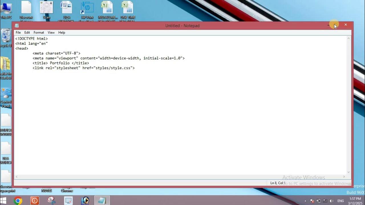 How to Make A Simple Website Structure Using HTML || Website Kaise Banate Hai || HTML & CSS ...