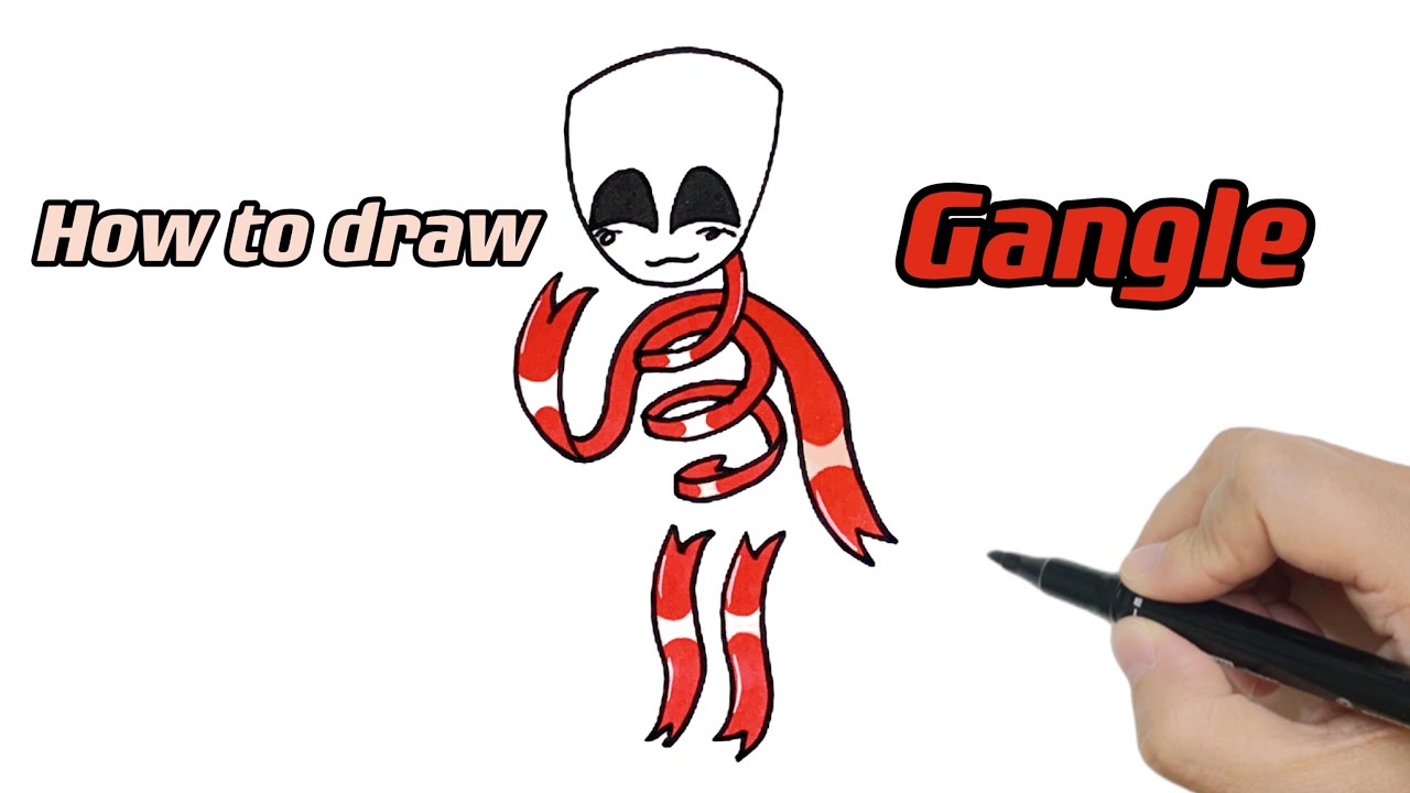 How to Draw Gangle Step by Step | The Amazing Digital Circus - Easy and ...