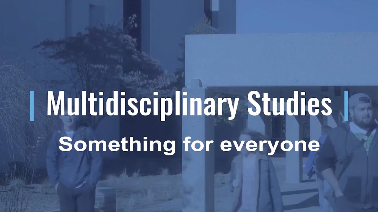 Department of Multidisciplinary Studies - Something for everyone - YouTube