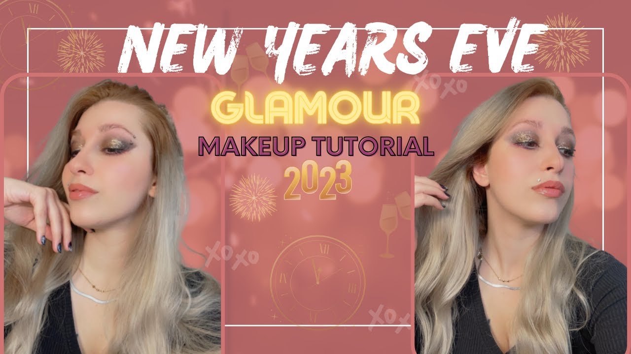 GLAMOUR New Years Makeup | LINA LOOP STUDIO - YouTube