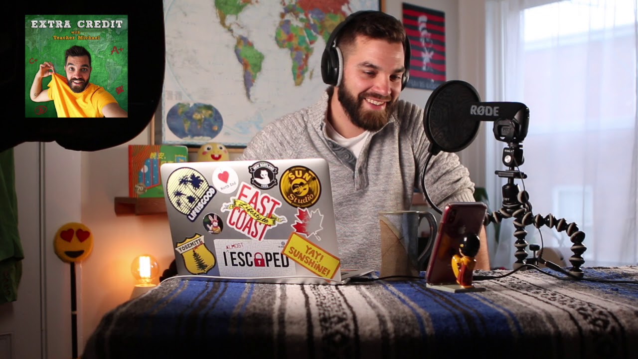 Behind The Scenes of The Extra Credit Podcast - YouTube