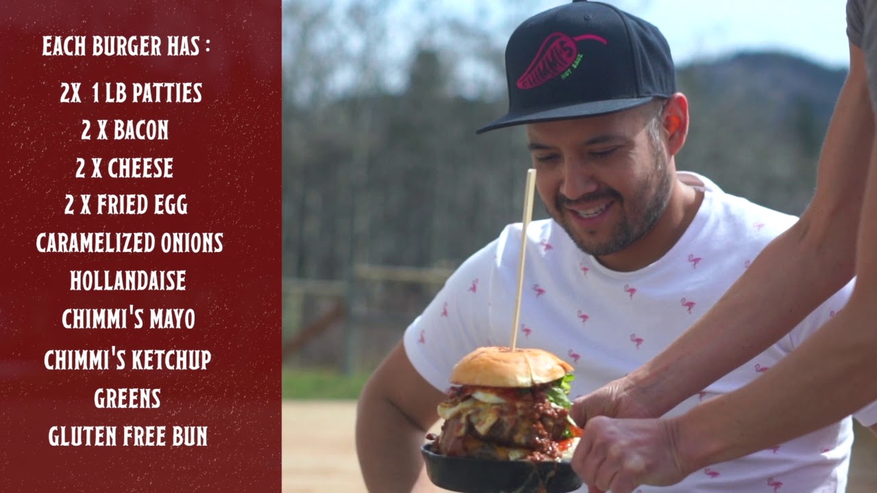 Double Barrel Burger Challenge - The Back 40 Tasty Alberta Takeaway ...