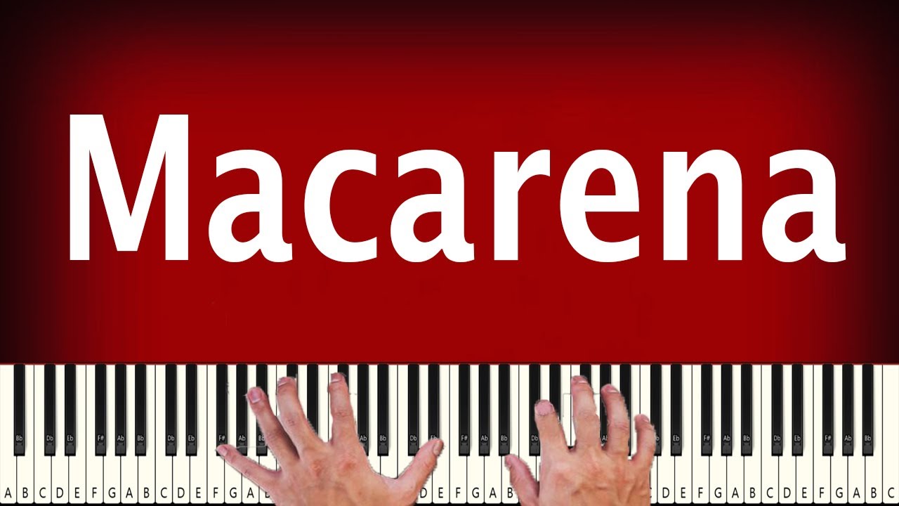 Macarena - PIANO TUTORIAL - YouTube