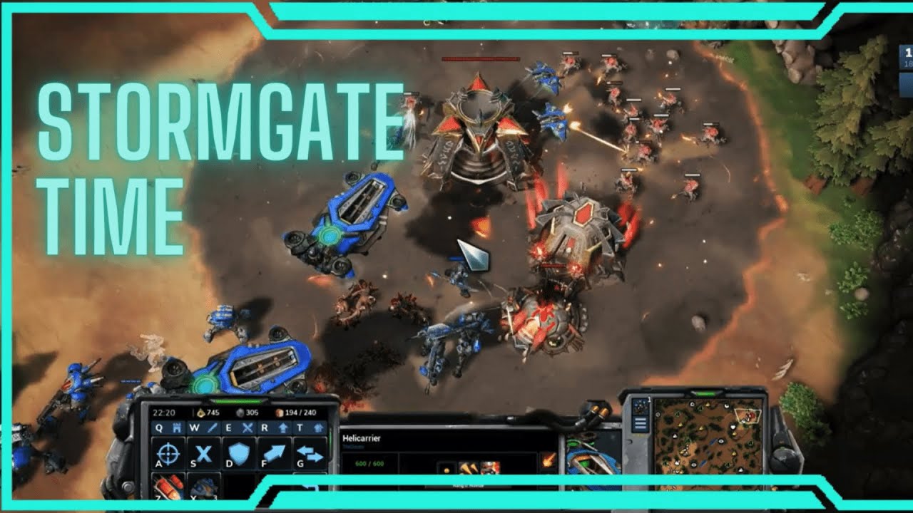 Some Stormgate: Skirmish Gameplay - YouTube