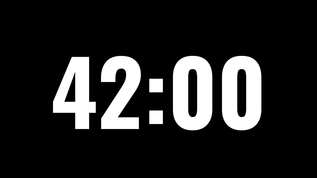 42 Minute Timer - YouTube