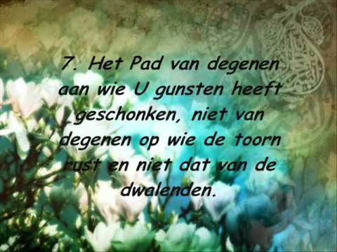 Soerah Al-Fatiha (het Begin) en Soerah Al-Asr (de Tijd) NL vertaald
