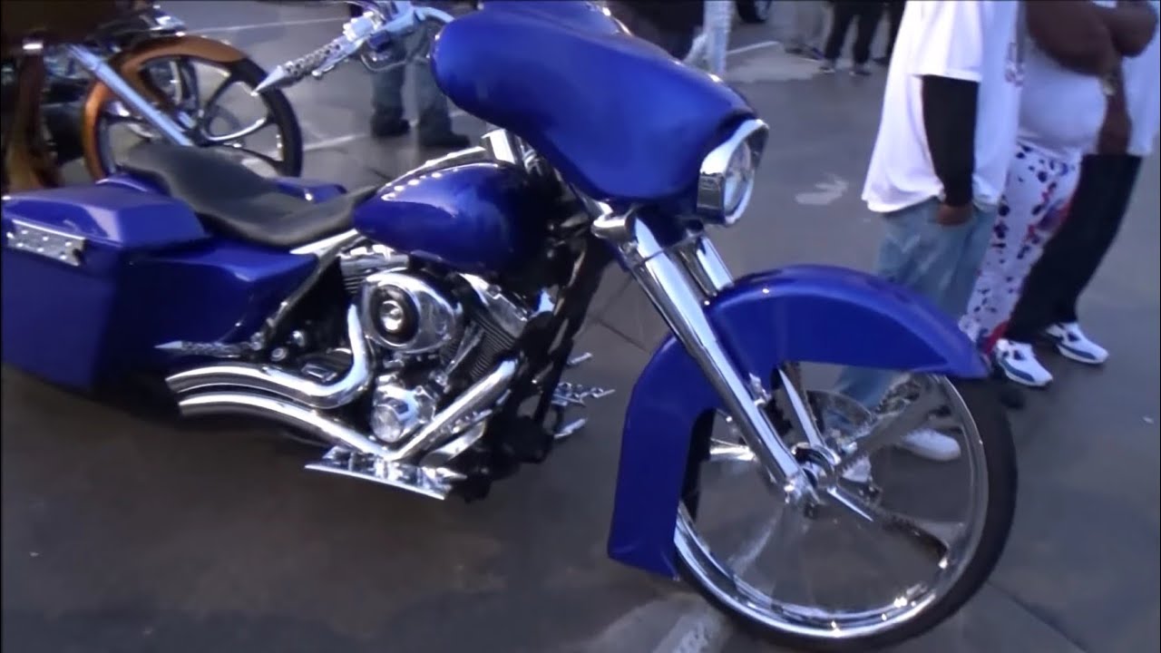 Bagger Nation - Custom Harley big wheel baggers - YouTube