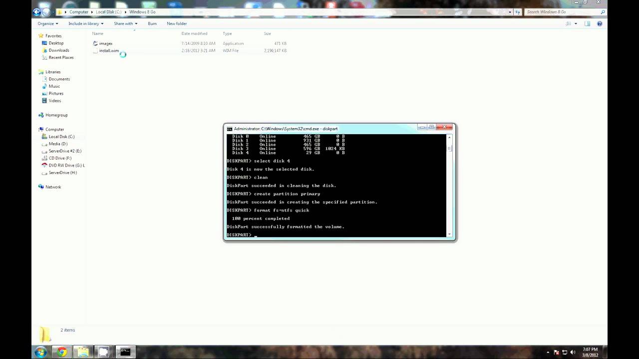 How to make Windows 8 to Go - Bootable USB Stick - YouTube