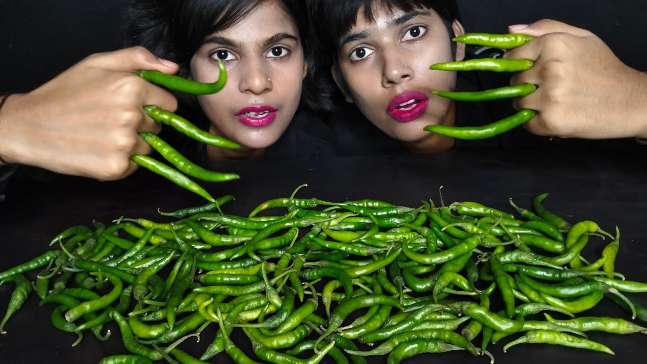 Please Dont Miss This Video🥵 Green Chillis🔥 Eating Challenge😨 | Hottest ...