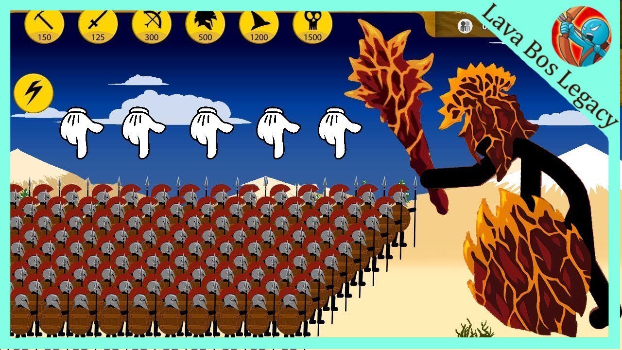 UPGRADE MAX STONE GIANT LEVEL 9999HP VS SUPER BOSS 🛡️ - HACK STICK WAR ...