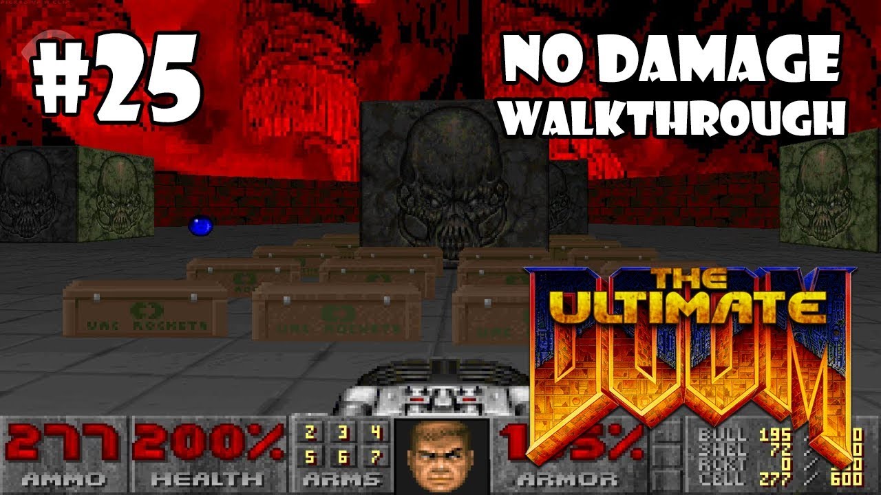 The Ultimate Doom прохождение игры - E3M9 Secret Level: Warrens (All ...