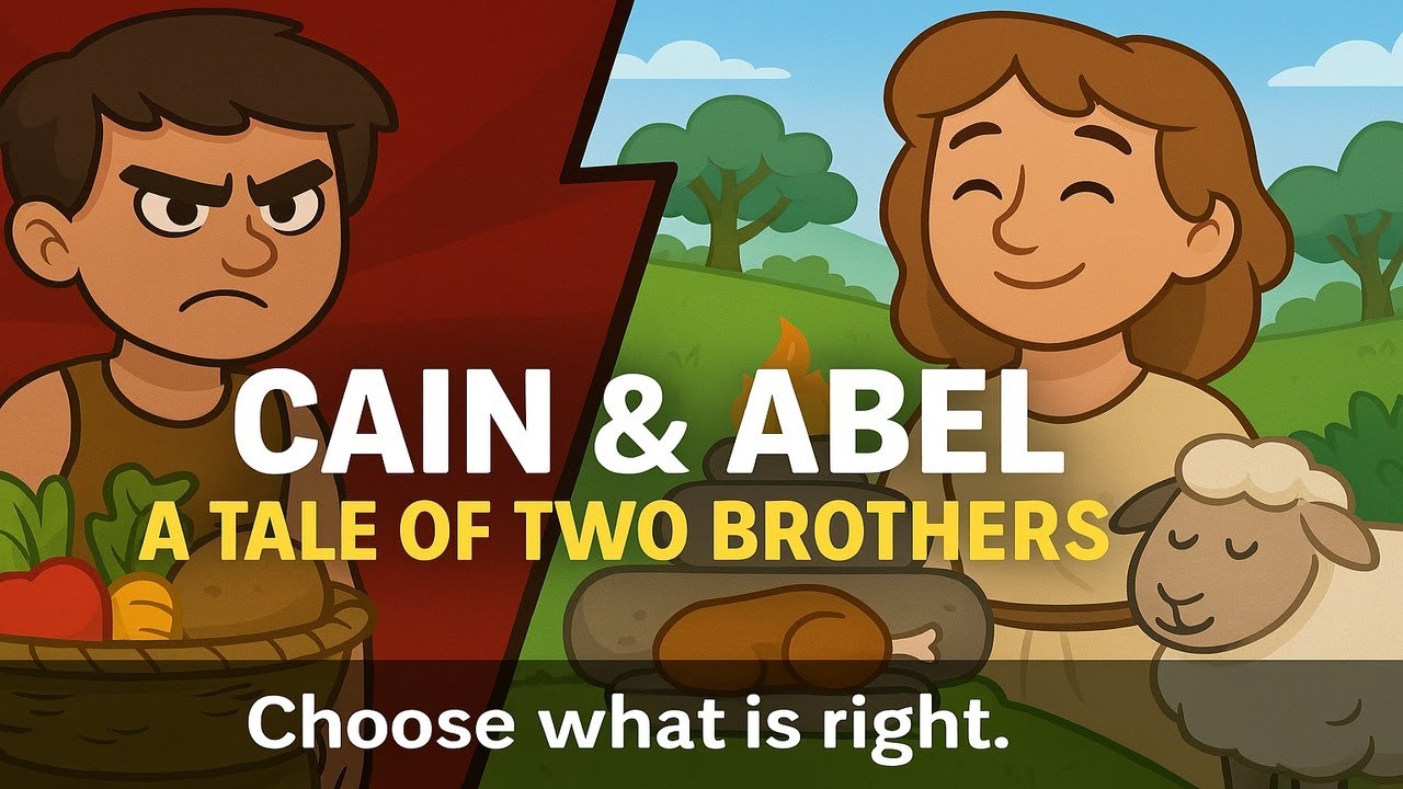 Cain & Abel: A Tale of Two Brothers 🧒🏽🧒🏼 | Bible Story for Kids ...