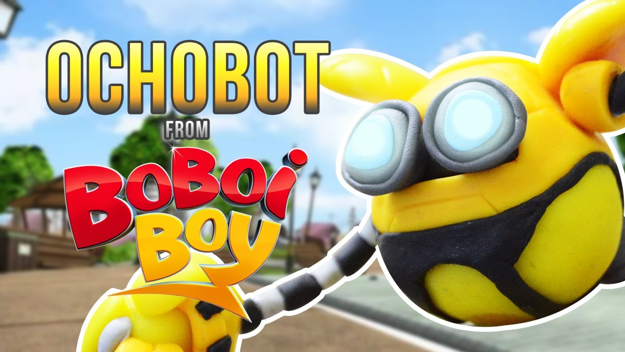 Ochobot | BoBoiBoy | Monsta | Seni Tanah Liat Polimer / Polymer Clay ...