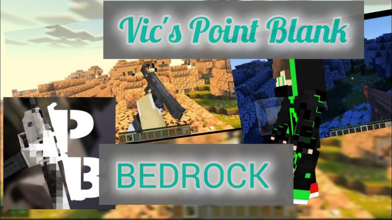 mod for weapons in minecraft bedrock Vic's Point Blank 1.12.2 - YouTube