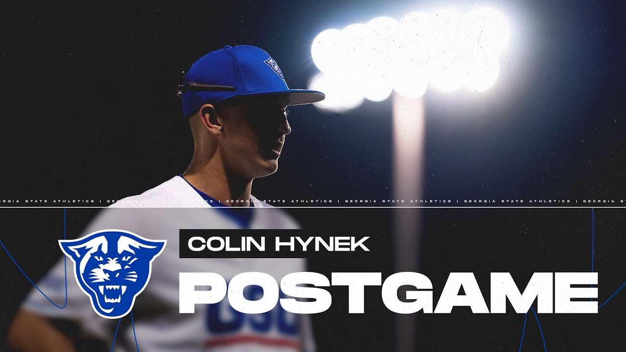 POSTGAME: GSU Baseball's Colin Hynek Talks 13-3 Win Over Mercer - YouTube