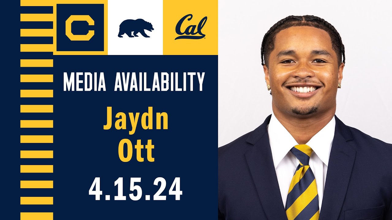 Cal Football: Spring Football Jaydn Ott Media Availability (4.15.24 ...