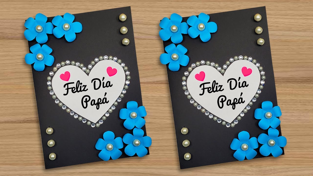 💙Hermosa tarjeta para el día del padre💙Father's Day Card Handmade Easy ...