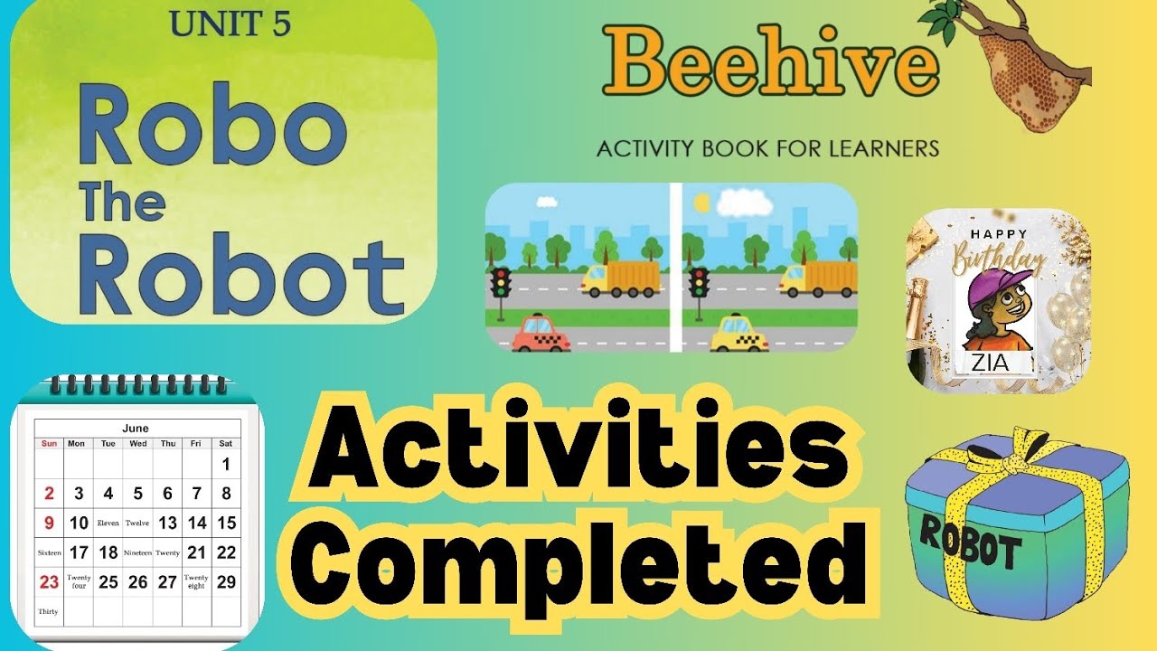 Beehive|Unit 5| ROBO The Robot|Activity Book completed|Class 1|Kerala ...