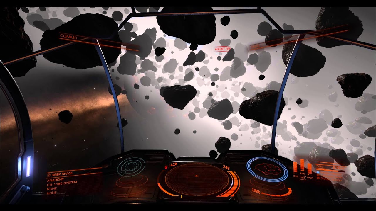 Elite Dangerous cool volcanic planet and rings - YouTube