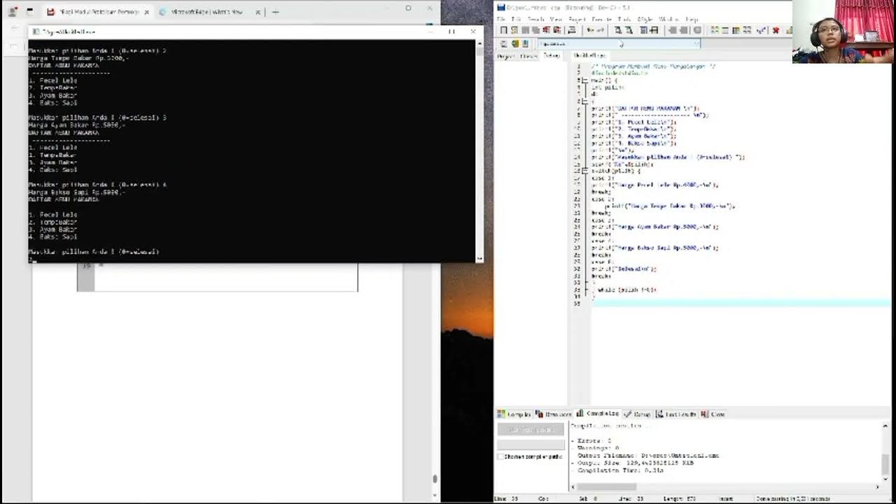 modul 10; prosedur dan fungsi bahasa C - YouTube