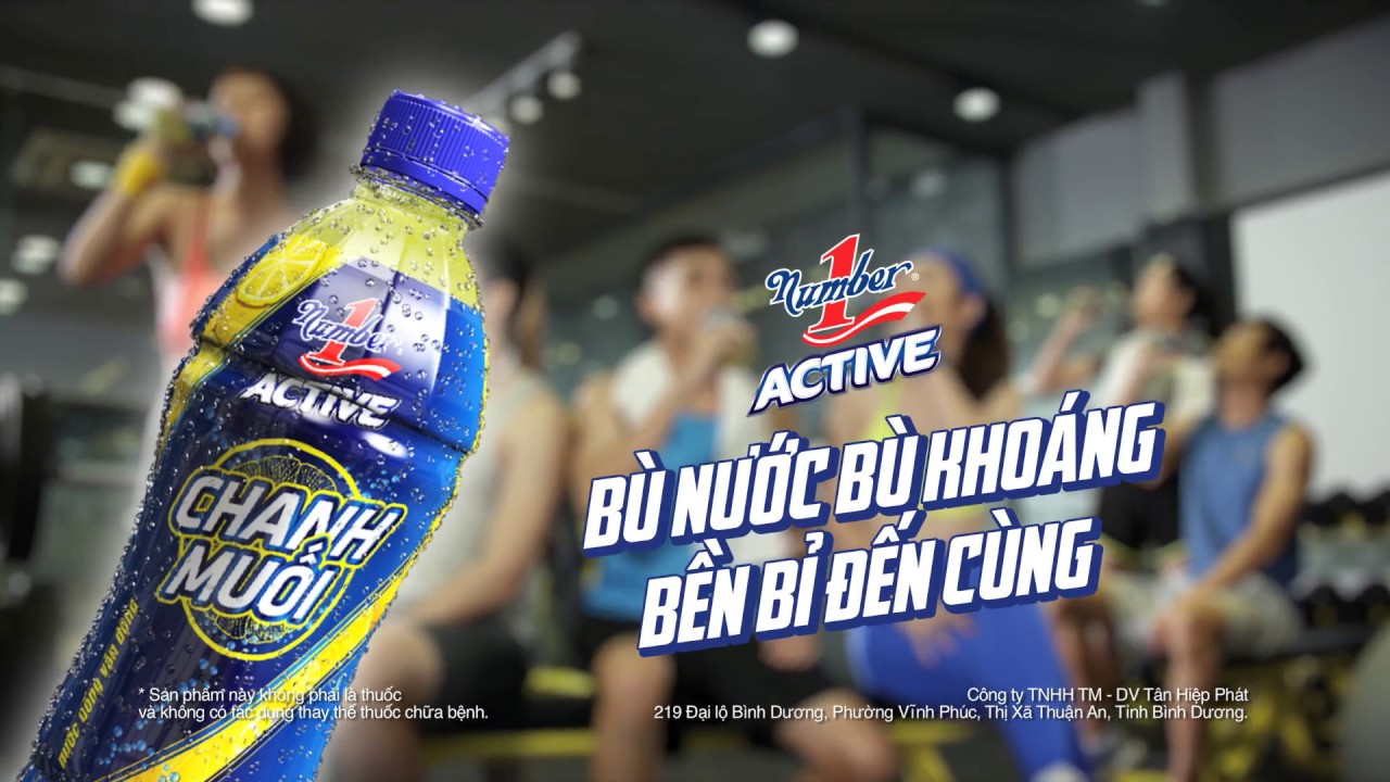 Nước uống vận động Number 1 Active Chanh Muối (TVC 2017) - YouTube