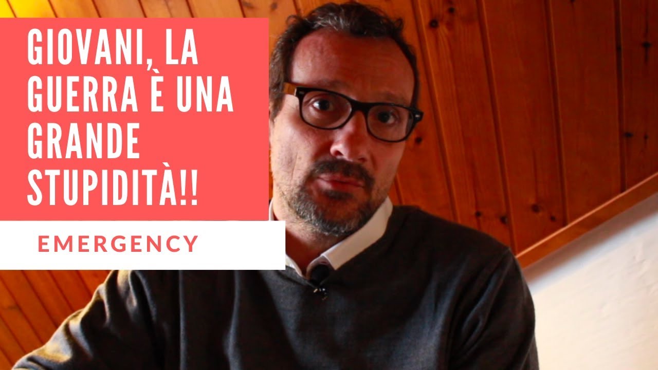 Giovani, la guerra è una grande stupidità!! - Andrea Bellardinelli ...