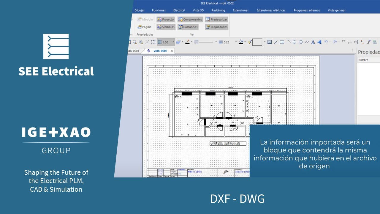 SEE Electrical: DXF DWG7 - YouTube