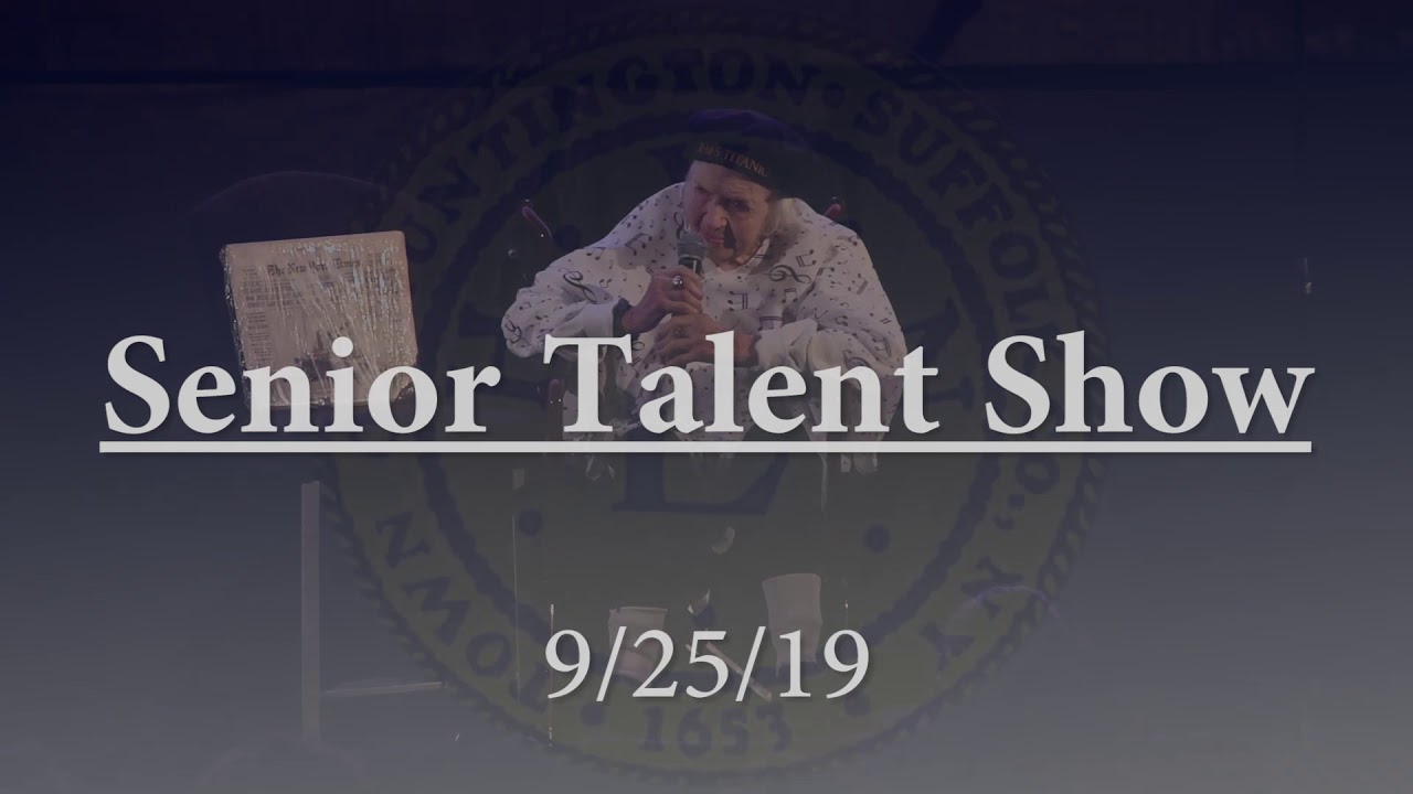 Senior Talent Show 2019 - YouTube