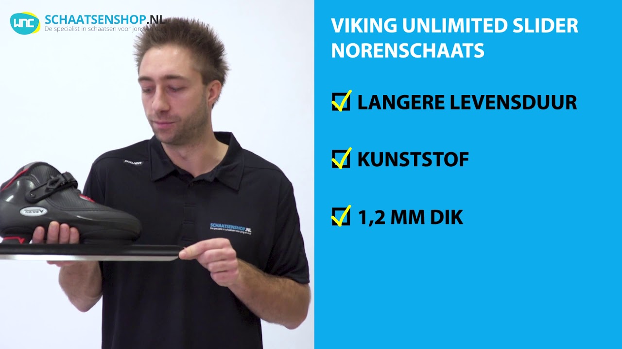 Viking slider noren schaatsen product review - YouTube